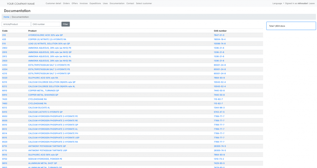 Client Portal Guide - Quality Chemicals